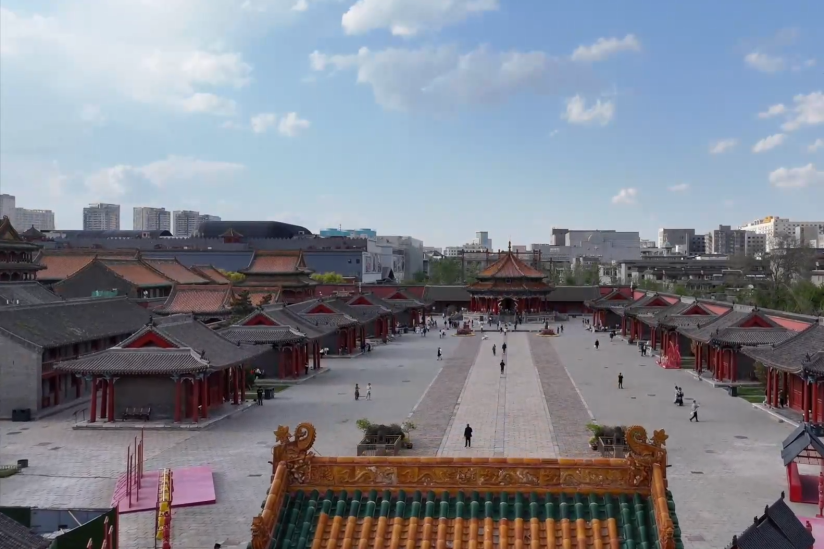 文化中国行｜鸟瞰沈阳故宫 感受古韵清风_河北日报客户端